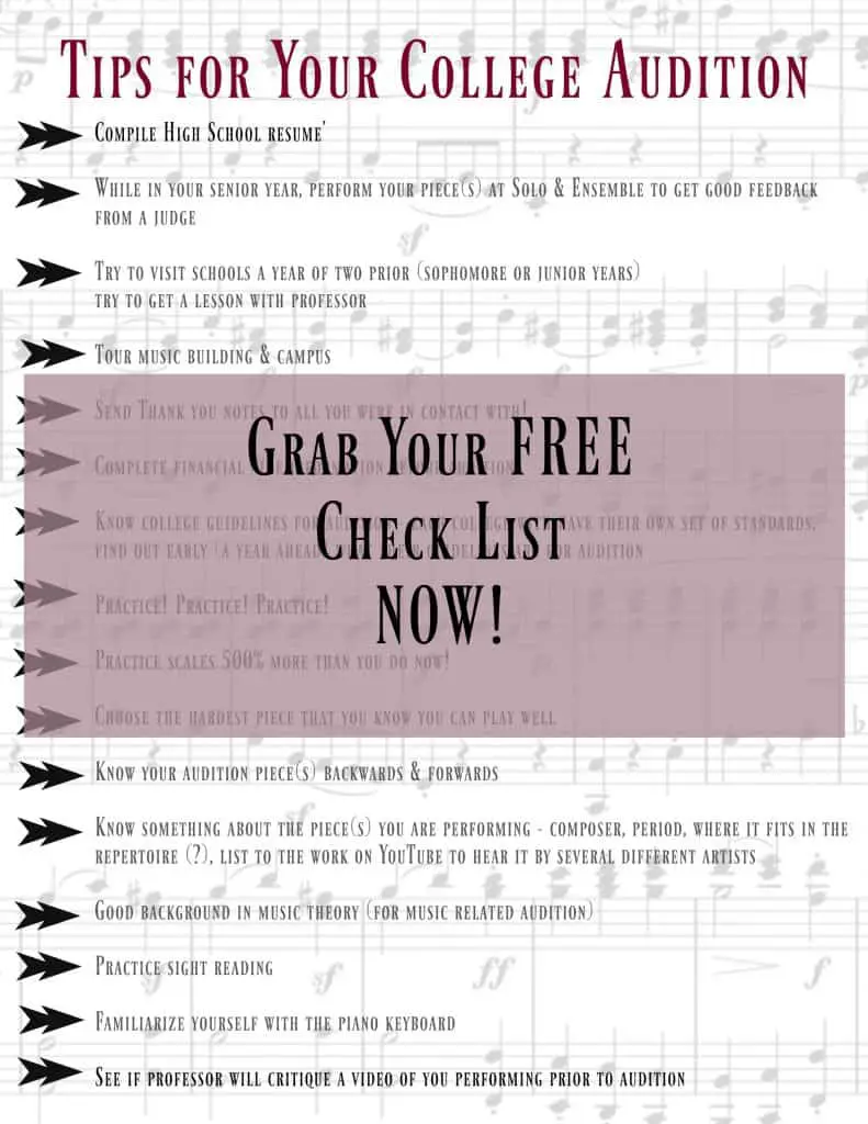 10+ College Audition Tips you Need to Know for an Amazing Experience ...